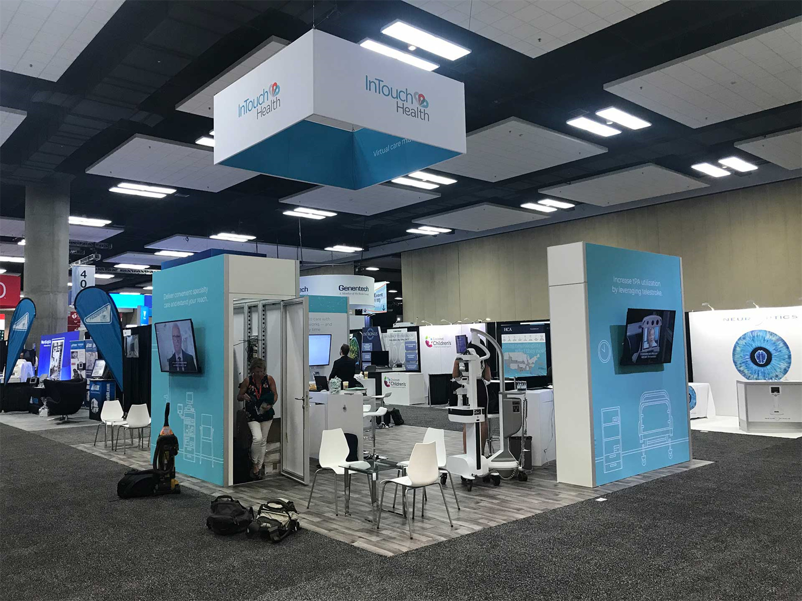 Intouch 20' x 20' Bematrix Custom Rental Booth