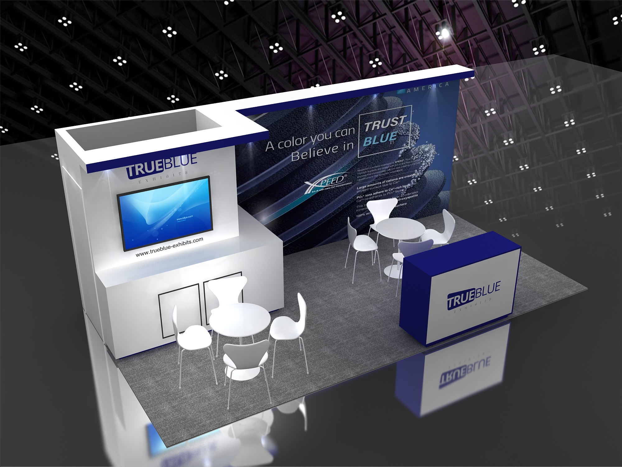 R19 10′ x 20′ Custom Trade Show Booth Design